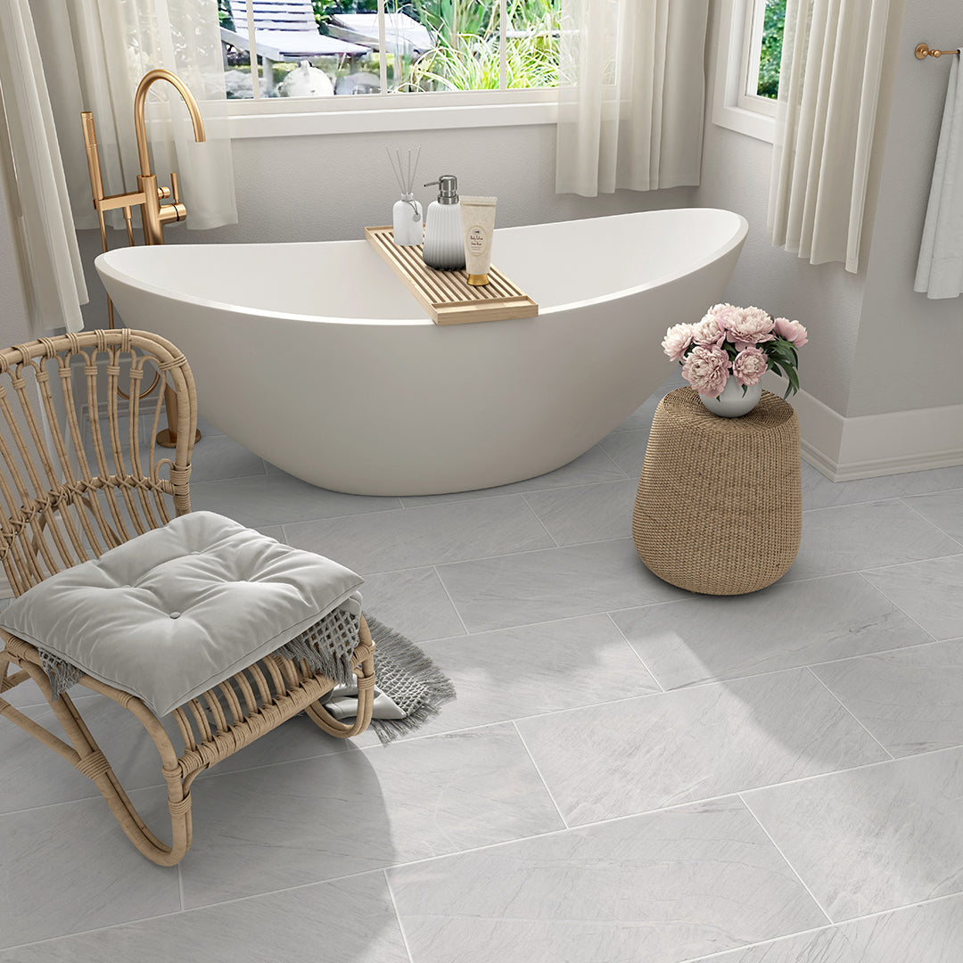 12" x 24" LAIS GREY HONED - FIELD TILE | DULCET TILE