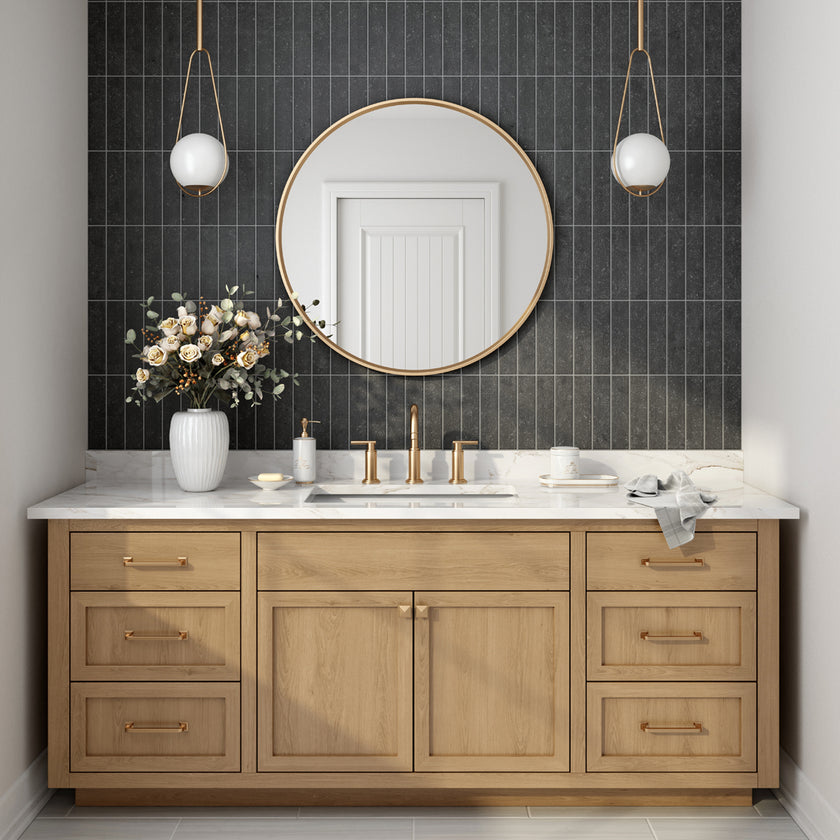 2.25" x 9" BELGIAN BLUESTONE BRUSHED & PILLOWED EDGE - FIELD TILE ...