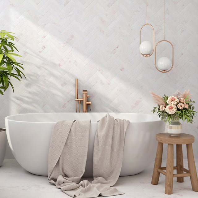 2.25" x 9" ROSA ROSA BRUSHED & PILLOWED EDGE - FIELD TILE | DULCET TILE ...