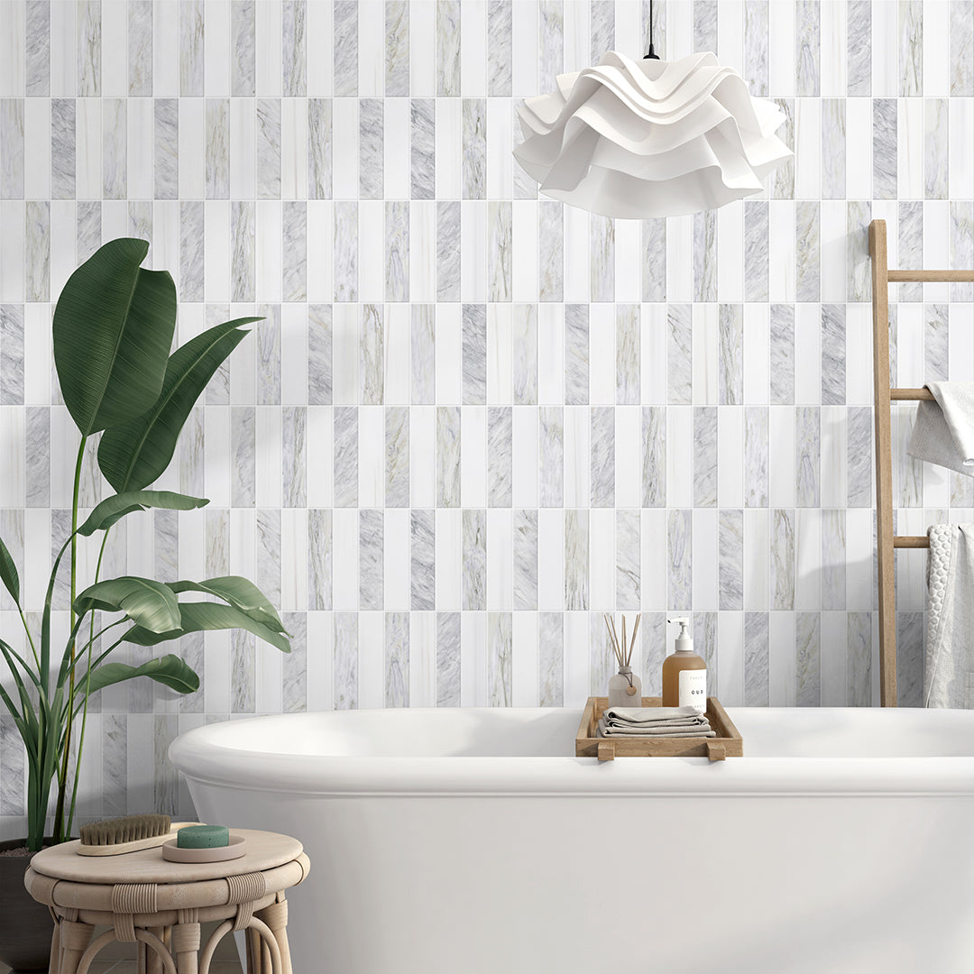 2.25" x 9" CALACATTA MANHATTAN BRUSHED & PILLOWED EDGE - FIELD TILE ...