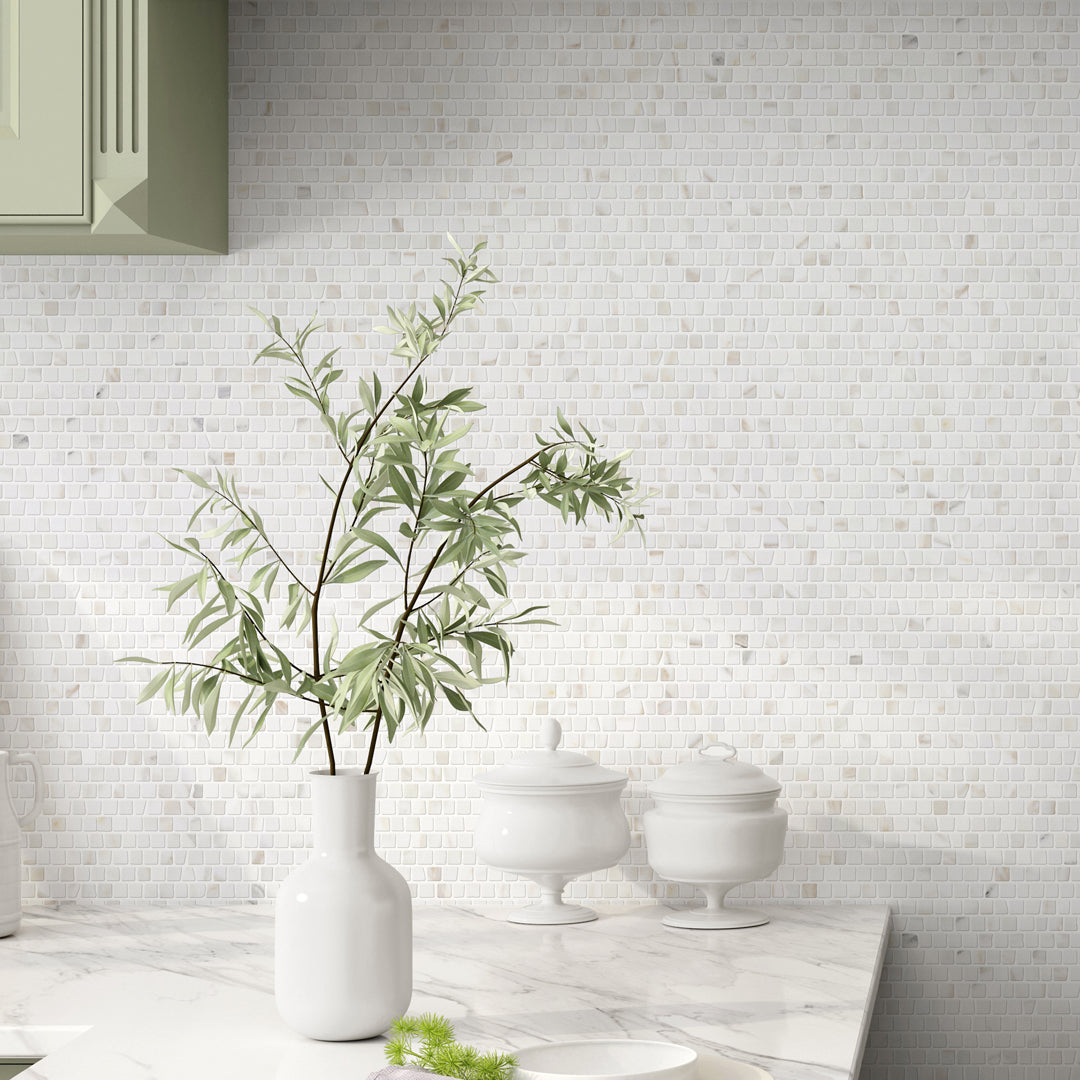 3/5" BROKEN JOINT CALACATTA GOLD TUMBLED - ESSENTIAL MOSAIC | DULCET TILE – DULCET TILE INC