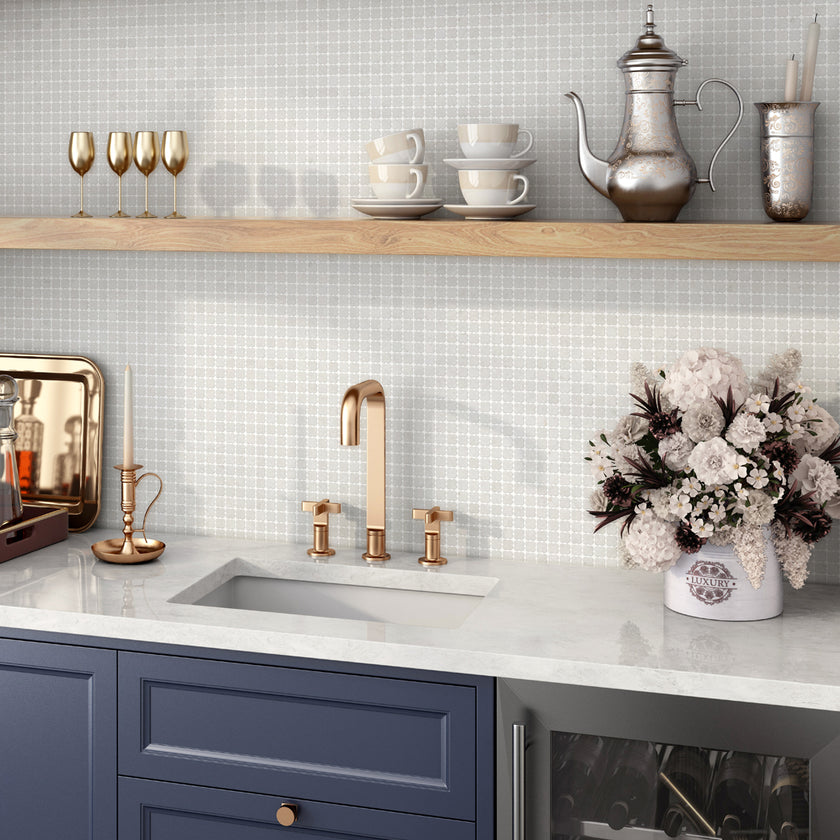 CLOVERS AGARWOOD LIMESTONE HONED - ESSENTIAL MOSAIC | DULCET TILE ...