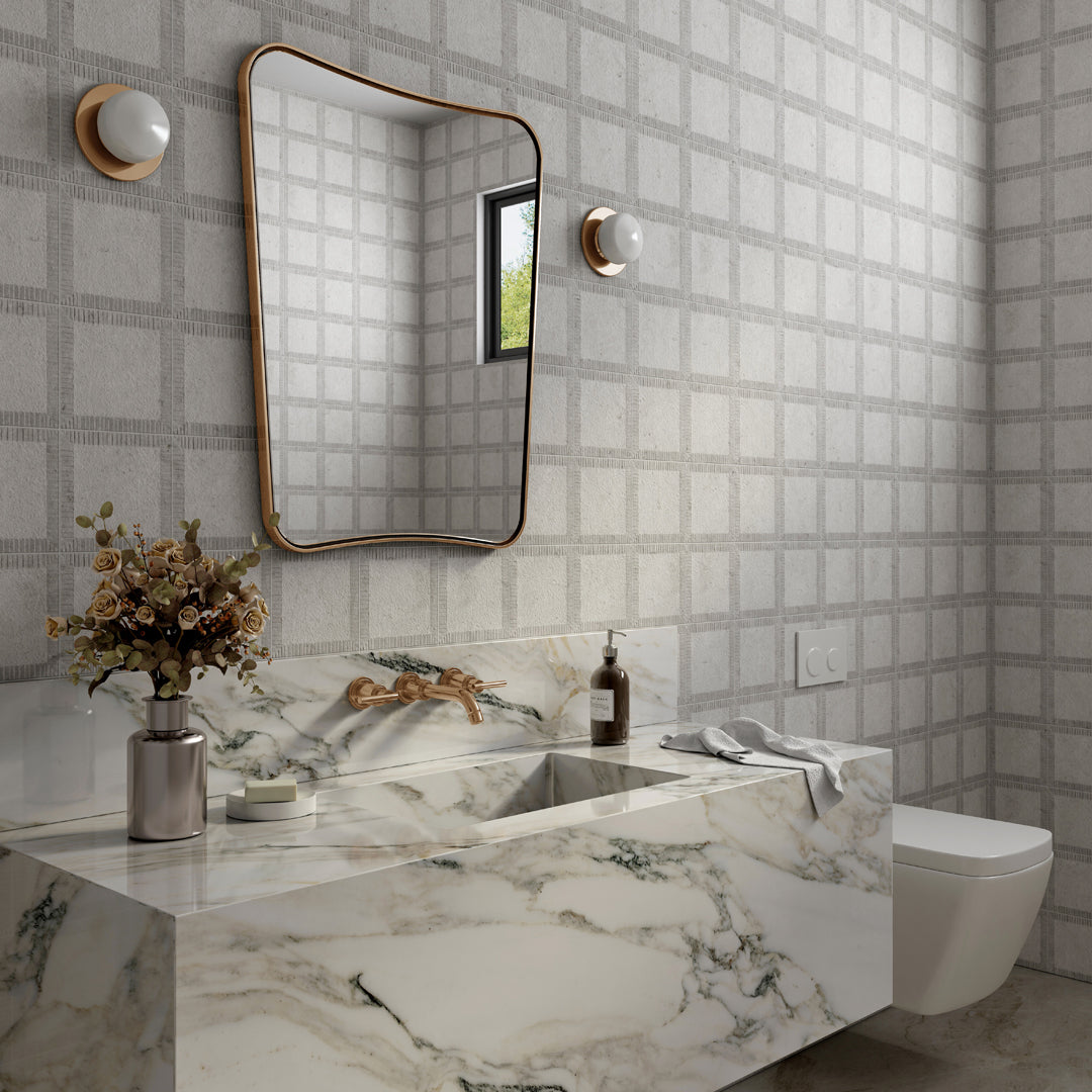 VIENNA THELA GREY BRUSHED - FIELD TILE | DULCET TILE