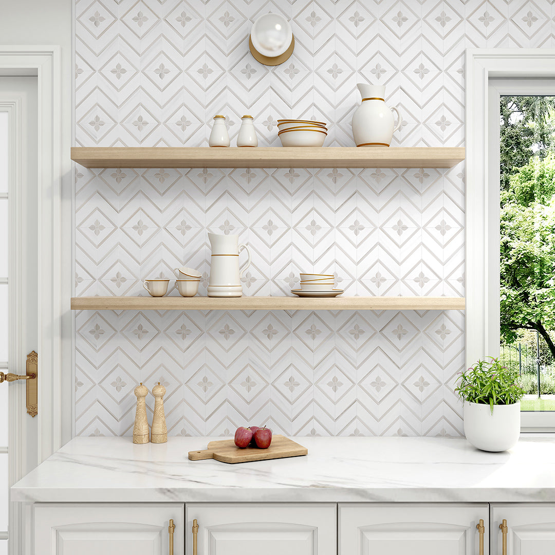GLAZZO - BOUTIQUE MOSAIC | DOLOMITE | ZEBRINO | DULCET TILE
